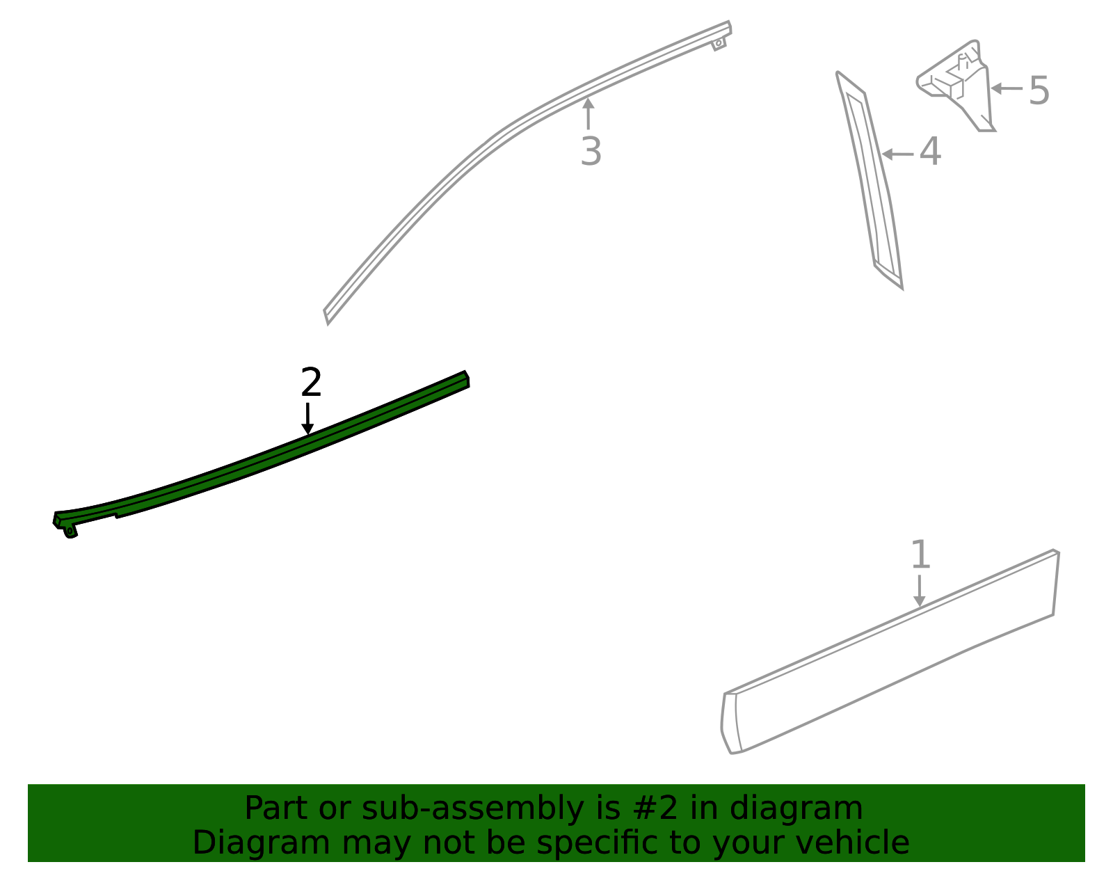 Door Belt Molding 80821-1JA1C | AutoNationParts.com