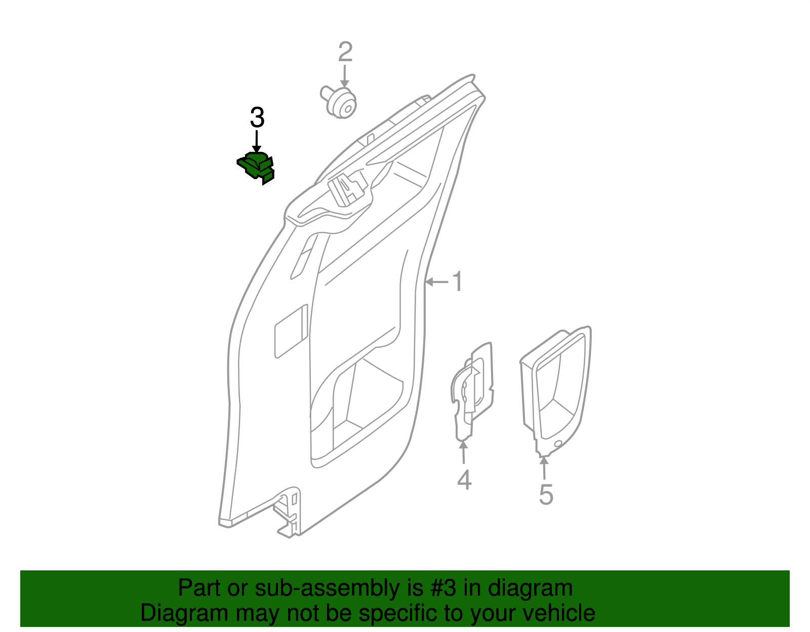 1993-2025 Nissan Side Trim Panel Retainer Clip 01554-00181 | OEM Parts ...