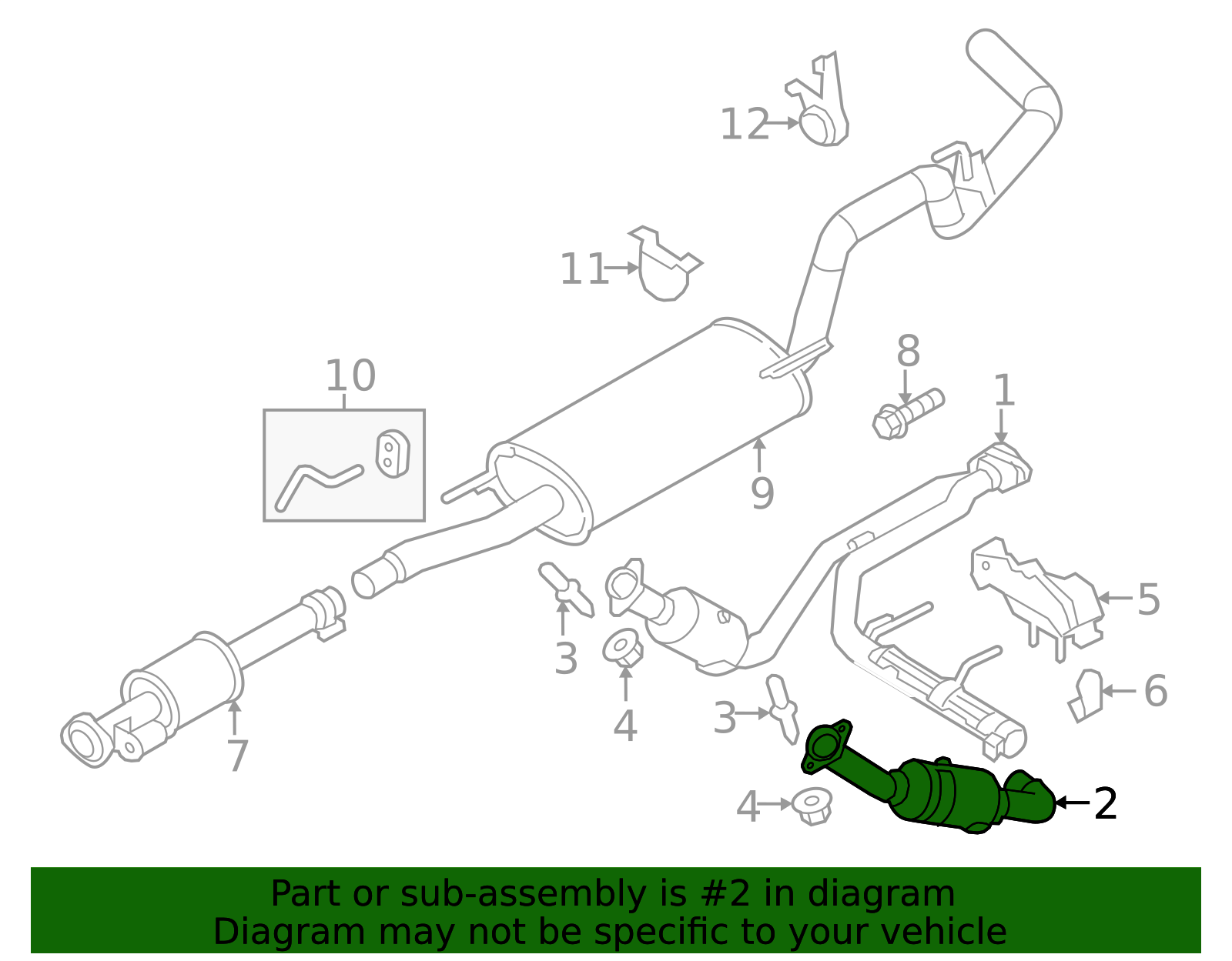 2011-2014 Ford F-150 Catalytic Converter BL3Z-5E212-A | Awesome Parts Ford