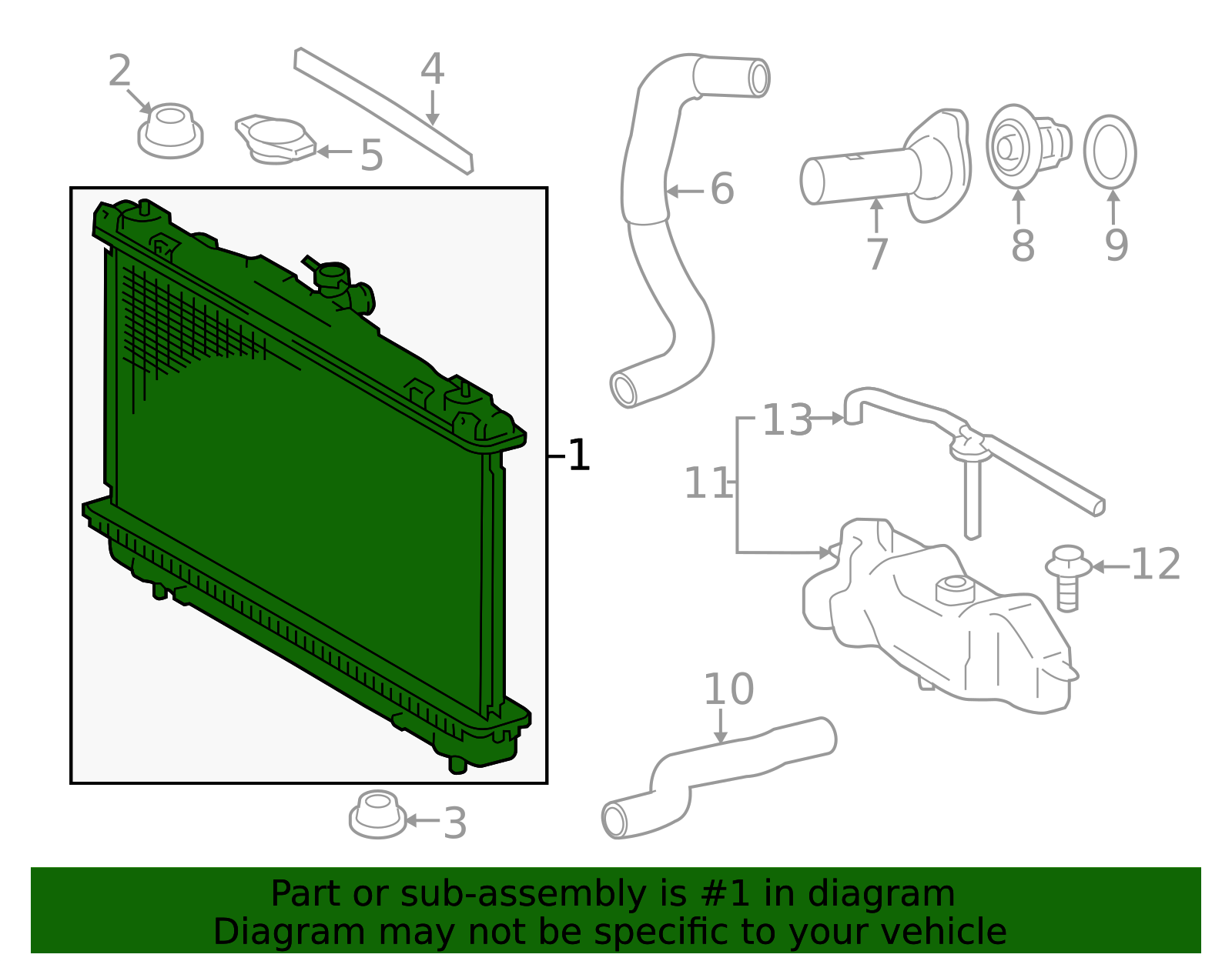 16400-0V110 - Radiator Assembly 2012-2017 Toyota Camry | Toyota San ...
