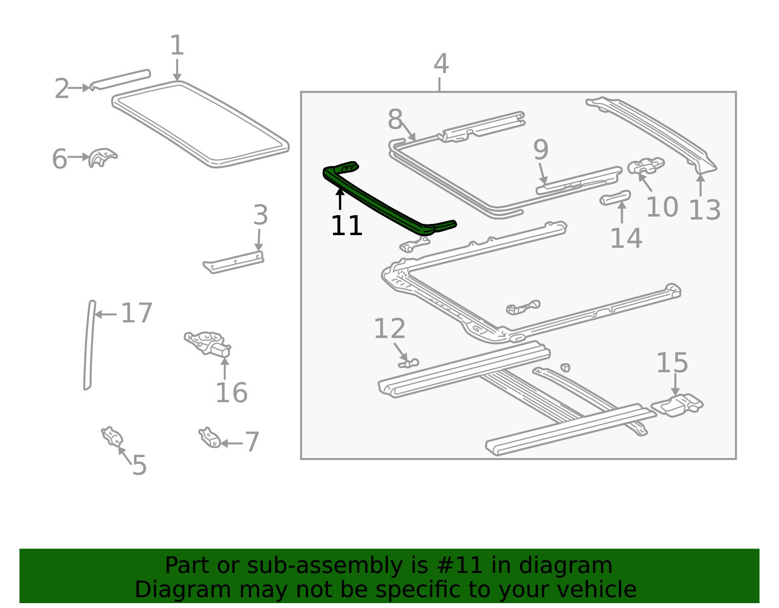1997-2001 Toyota Camry Deflector 63209-AA010 | MotorMotor