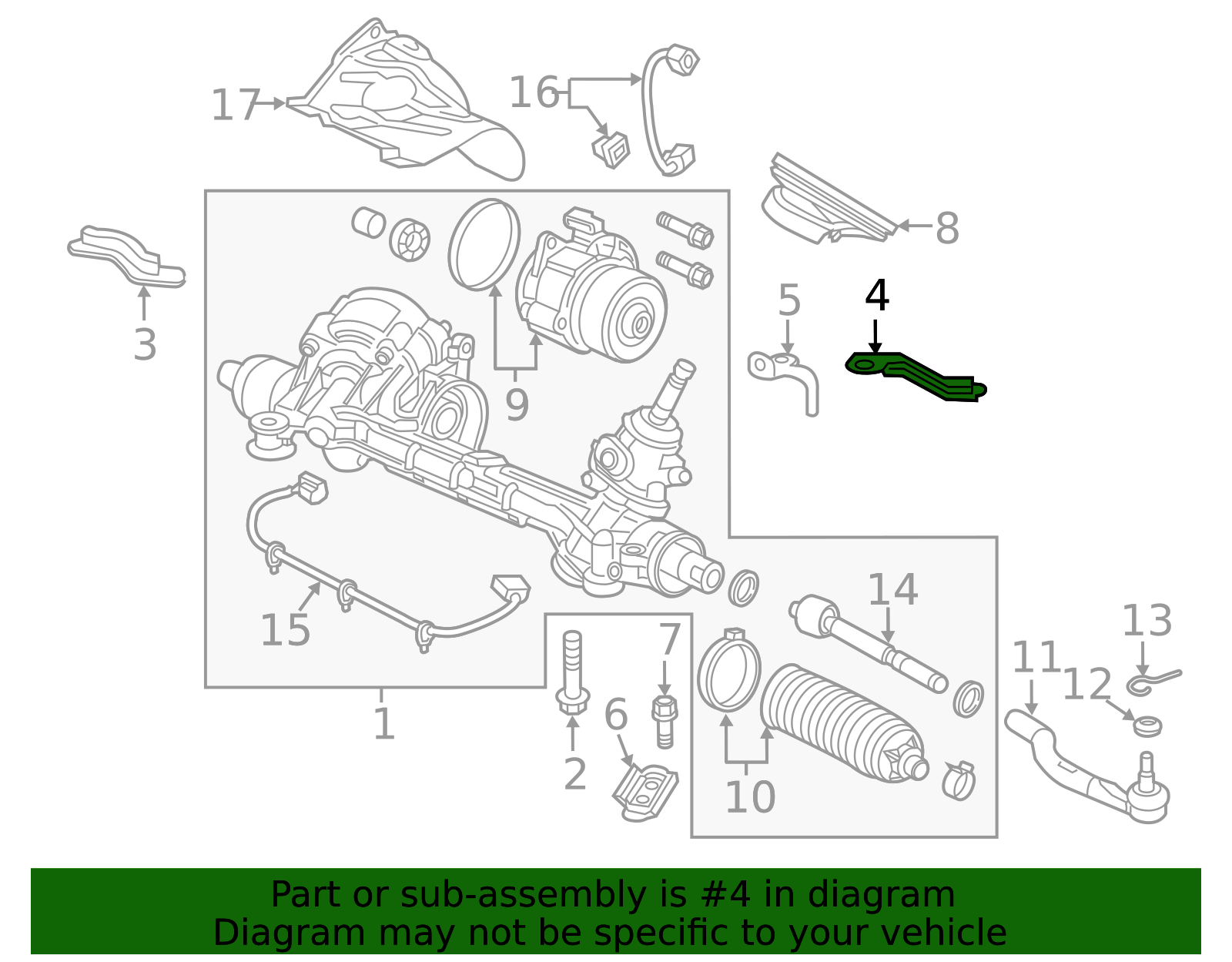 53480-TBA-A00 - High-Quality Rack and Pinion Bracket for 2016-2022 ...