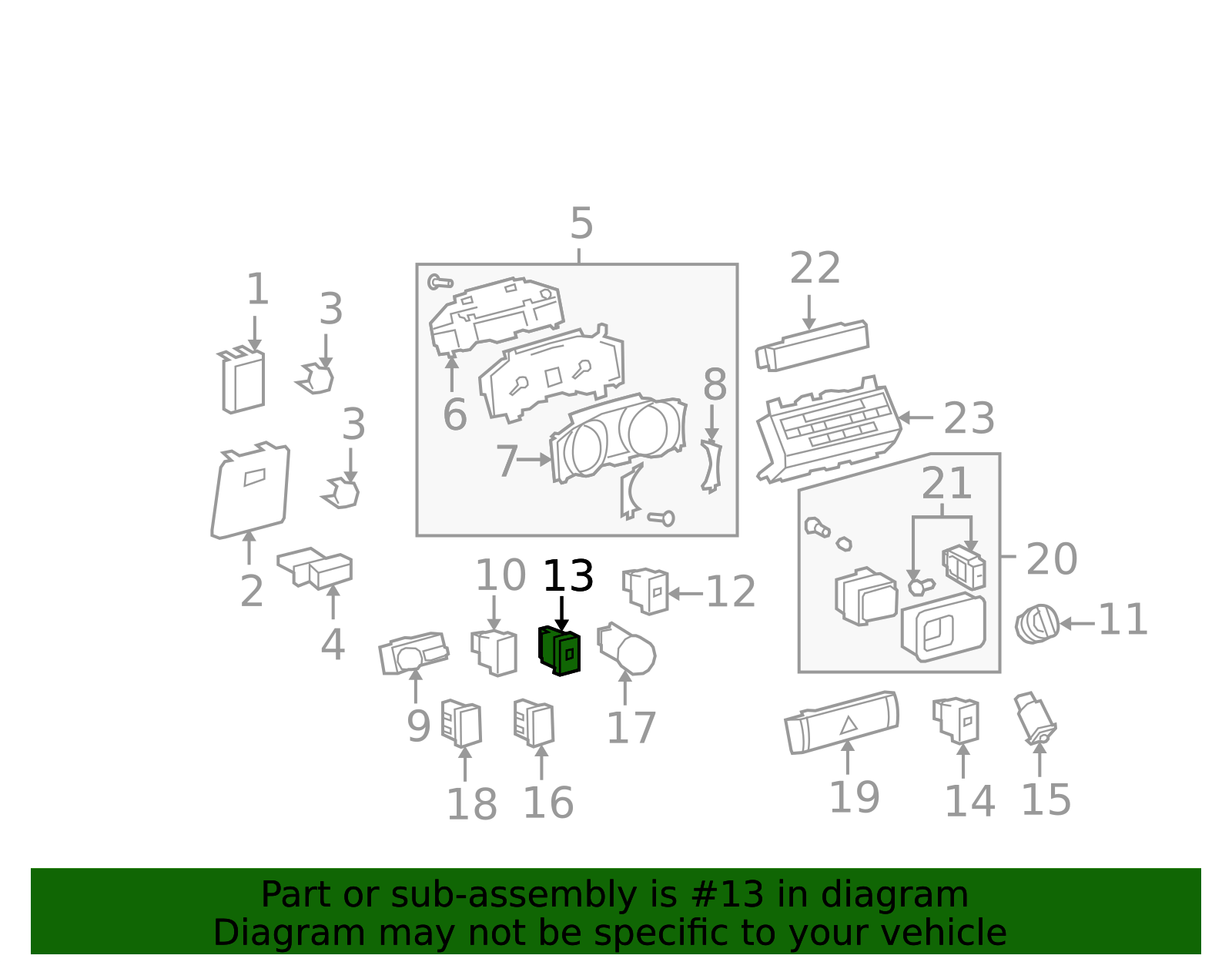 84988-48071 - High-Quality Switch for 2008-2019 Toyota | AutoNation Parts