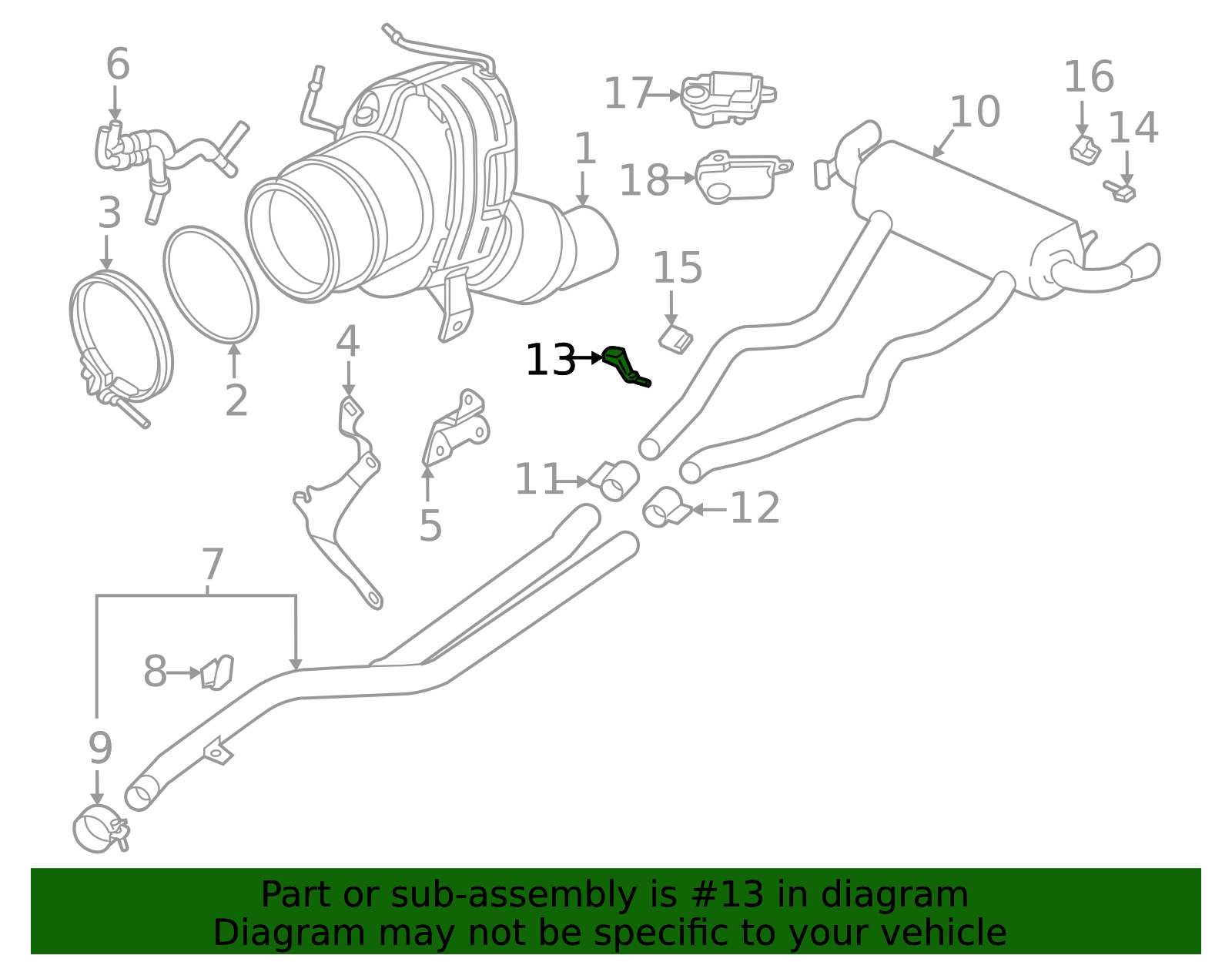 18-30-7-933-856 - 2019-2024 BMW - Rear Muffler Hanger | BMWPartsHub