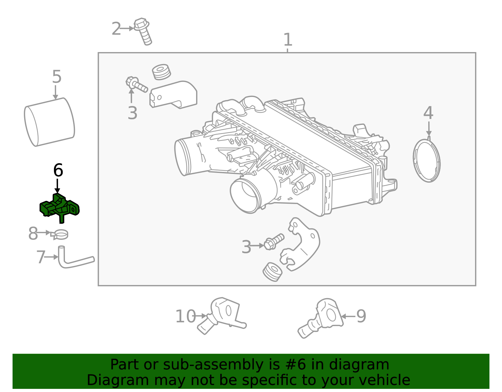 2021-2025 Toyota Boost Sensor 89421-78010 | Toyota Parts Center