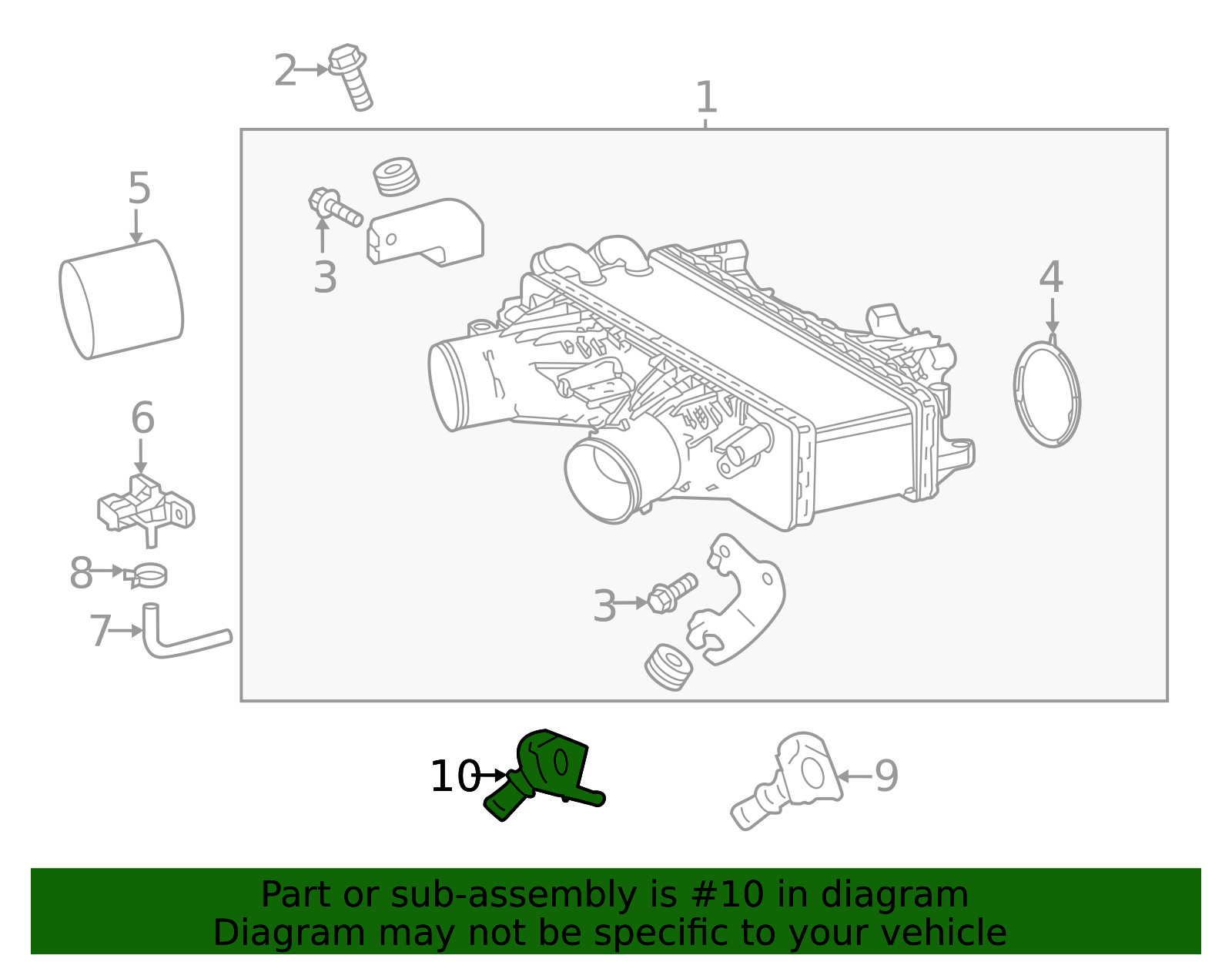 Inter-Cooler Hose Adapter 16892-F4010 | Lithia Toyota Parts