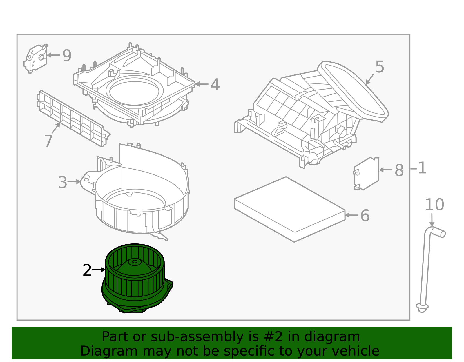 27220-5NA0A - Blower Motor 2019-2020 Infiniti QX50 | Infiniti of Orland ...