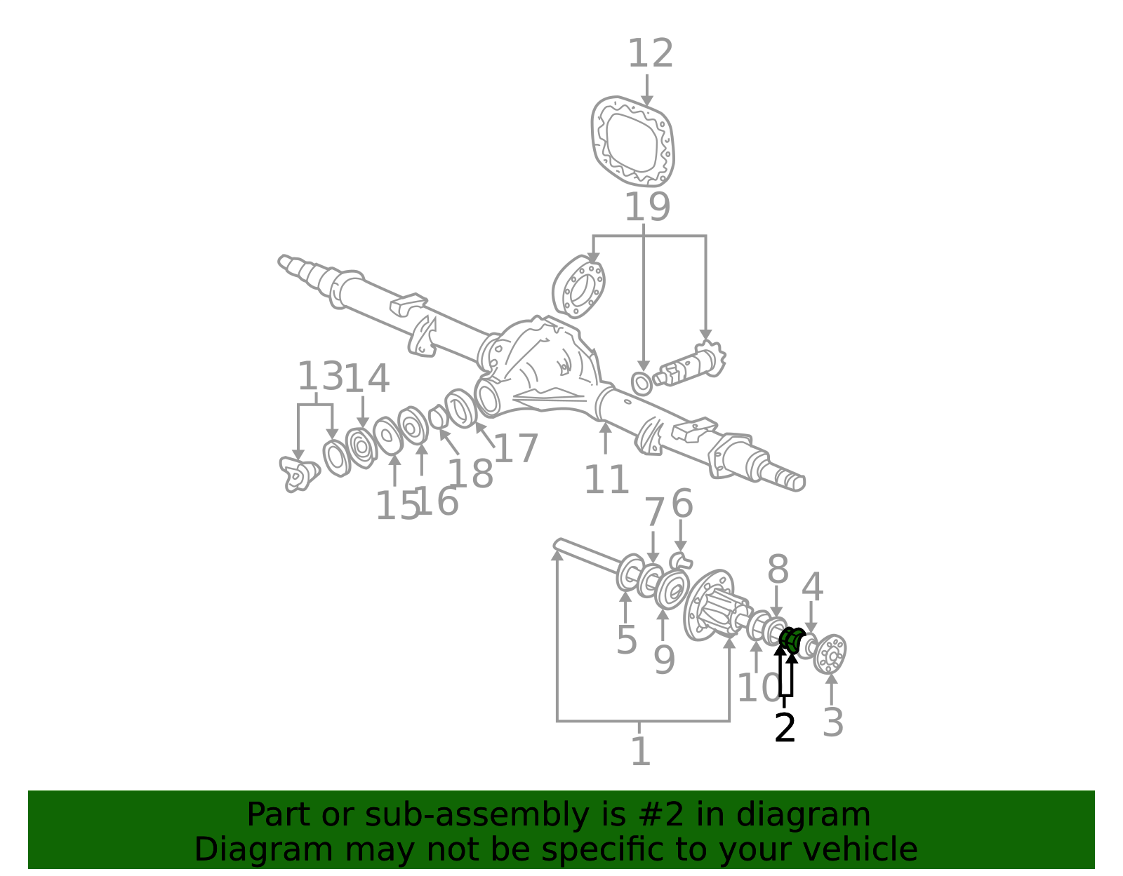 1999-2022 Ford Axle Nut F81Z-1A124-AA | OEM Parts Online