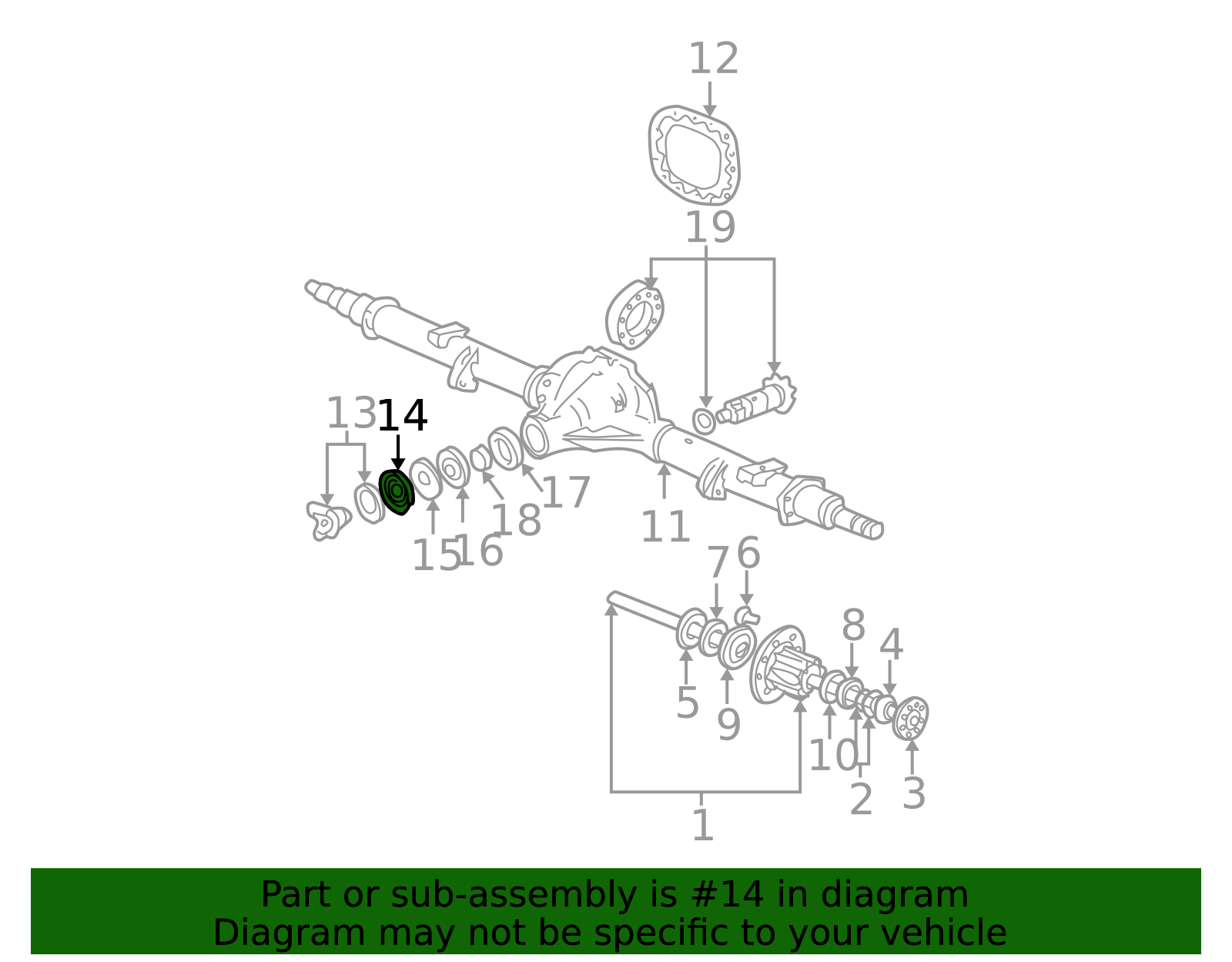 3C3Z-4676-AA - Seal Assembly Oil 2005-2025 Ford | Ford Parts Direct