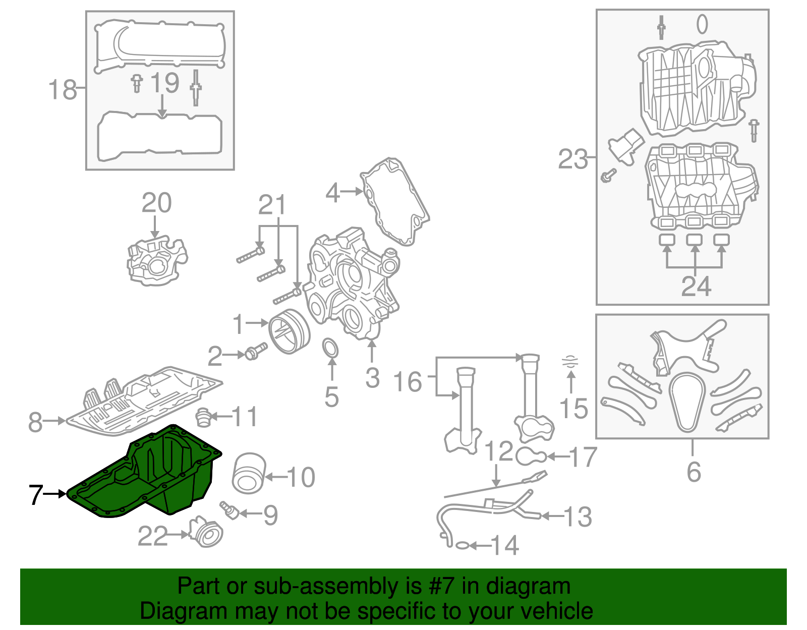 2005-2011 Mopar Pan 53021755AB | Mopar Parts Canada