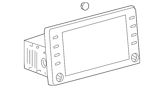 86140-12531 - 2022 Toyota Corolla - Display Unit | Toyota Parts Delivered