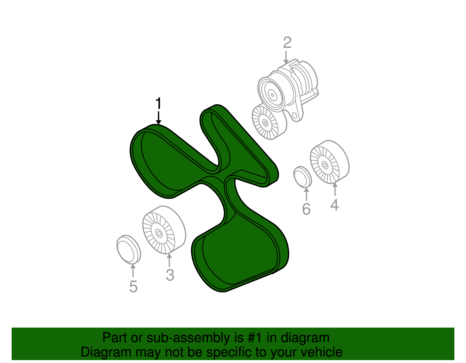 11287628652 - 2007-2013 BMW Serpentine Belt (11-28-7-628-652) | BMW of ...