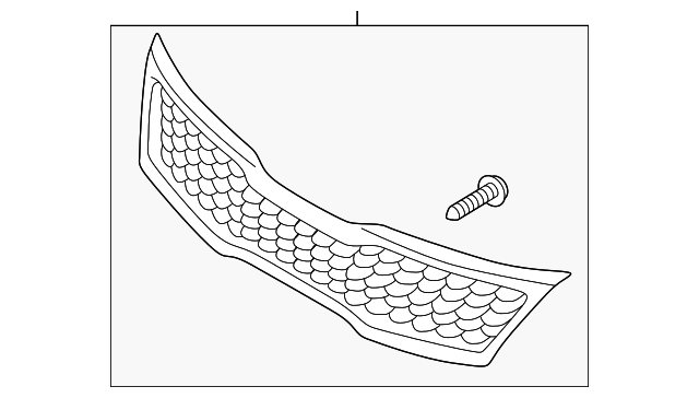 86360-4U000 - Upper Grille 2011-2013 Kia Optima | Kia.Parts Store