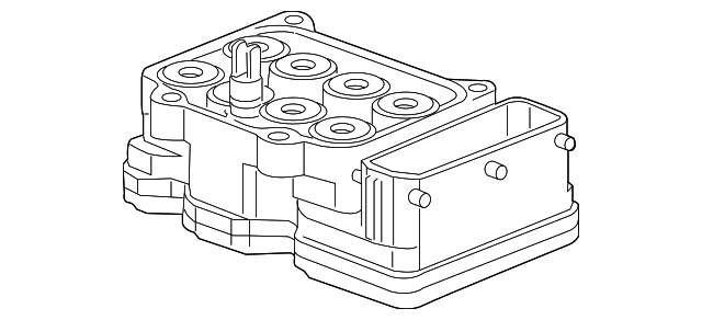 2017-2020 Chevrolet Trax Electronic Brake Control Module with 4 Bolts ...