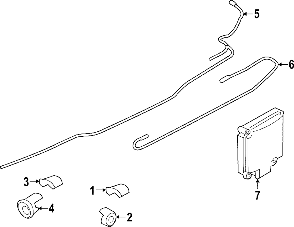 2022-2025 Ford E-Transit | Blind Spot Radar | NK4Z-14D453-A | Walls ...