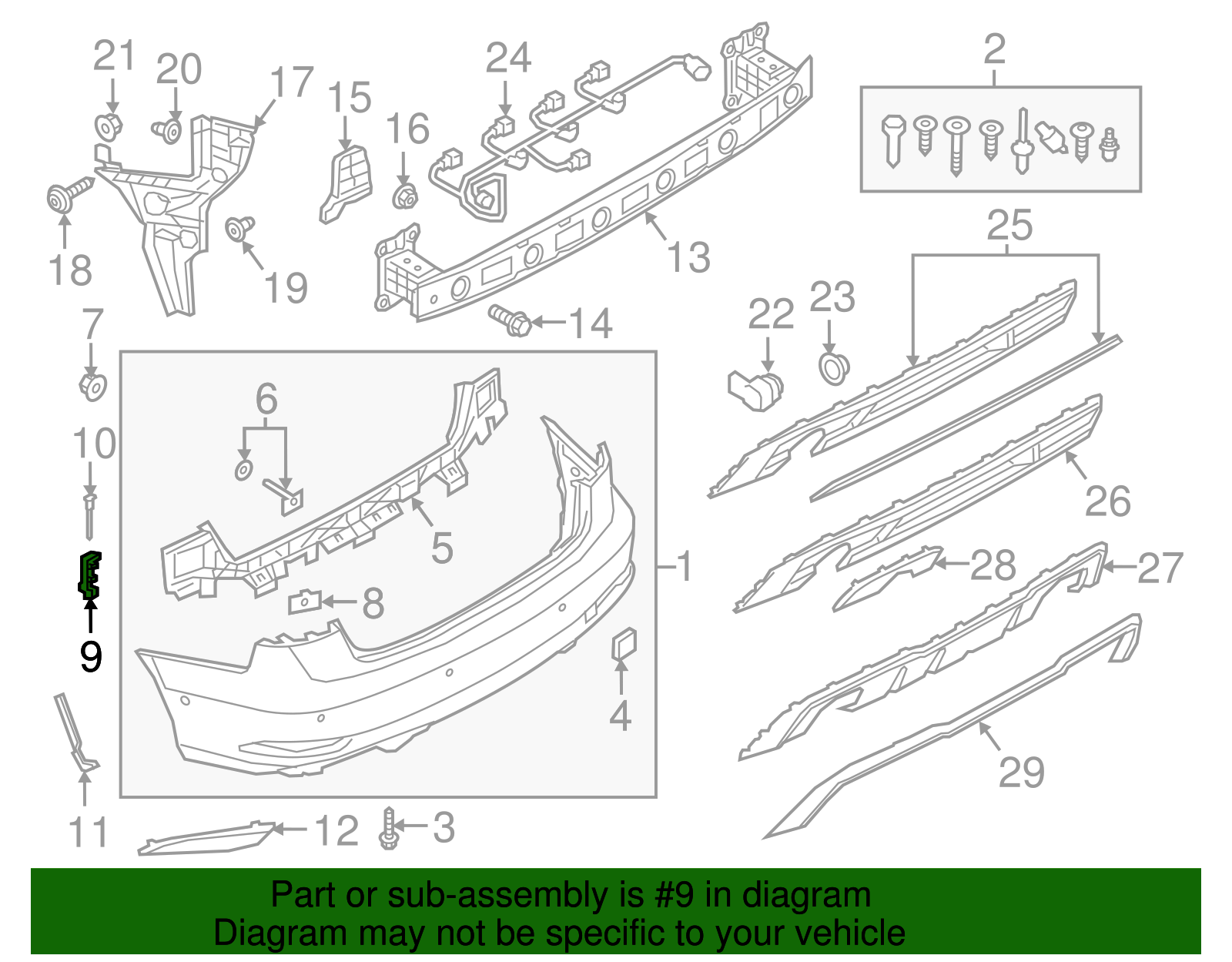 2017-2020 Audi Guide 8V5-807-571-A | Audi USA Parts