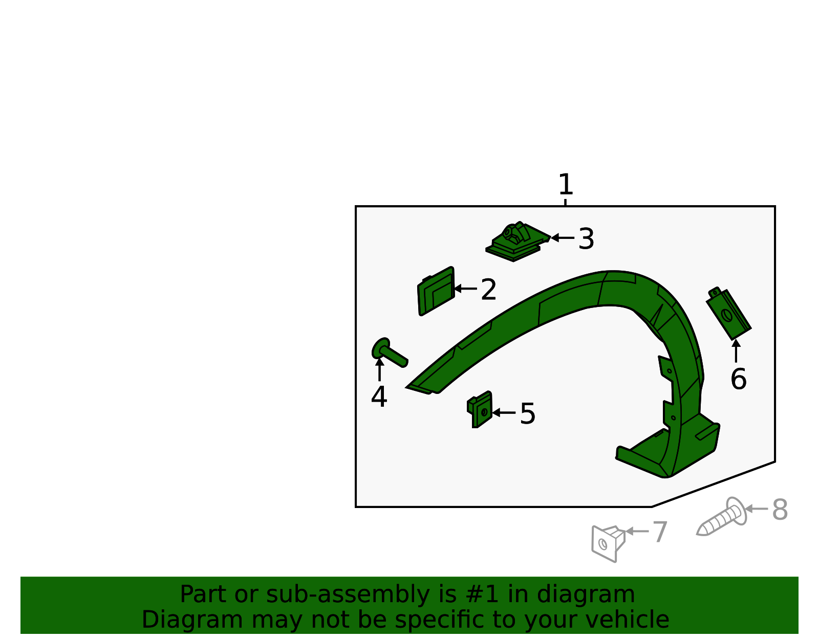 87712-S8200 - Wheel Opening Molding - 2020 Hyundai Palisade | Joseph ...