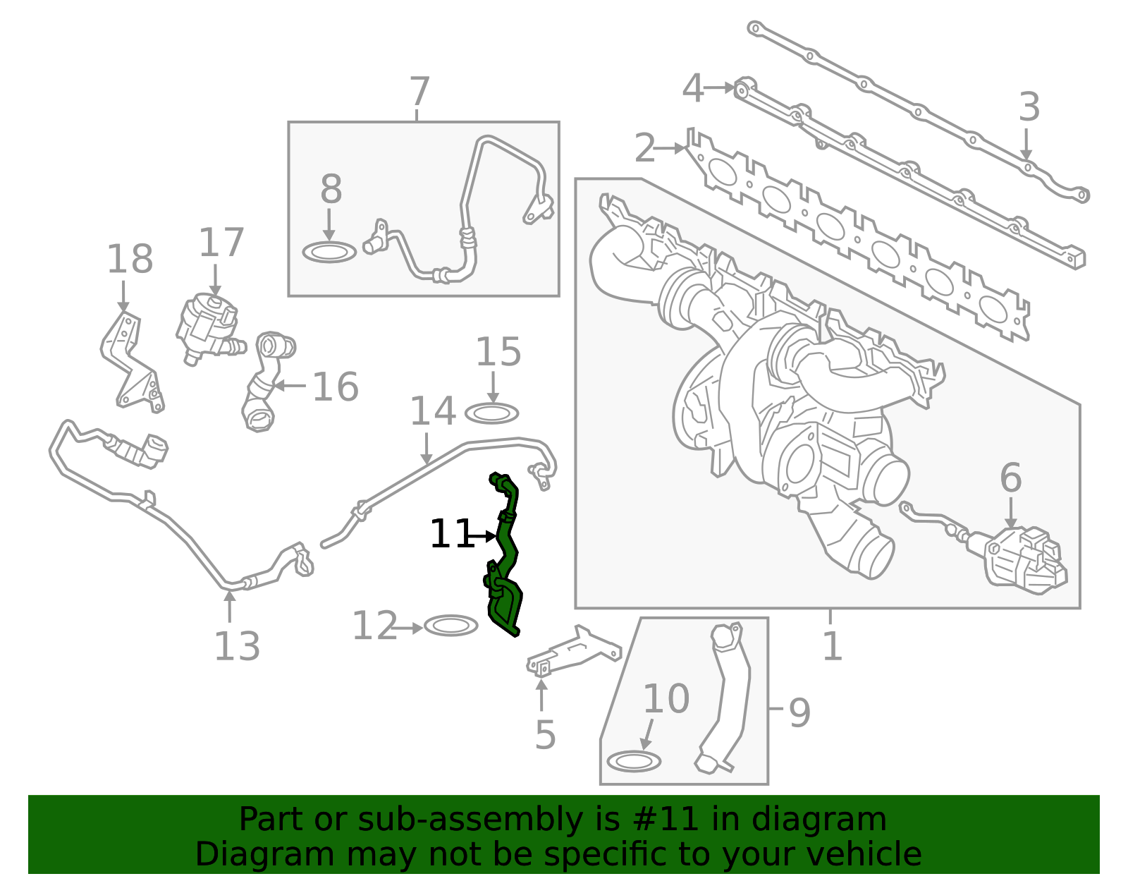 11537643177 - Engine Coolant Hose (11-53-7-643-177) | BMW of South ...