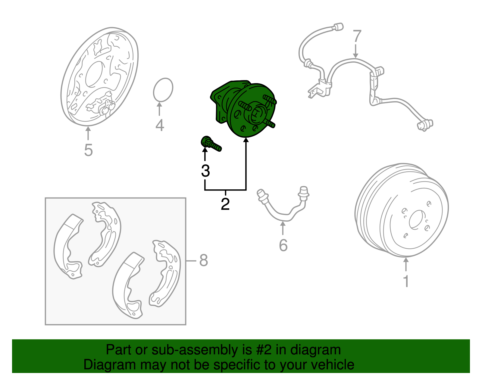 42410-12090 - Hub & Bearing - 1993-2002 Toyota Corolla | Nucar Toyota ...