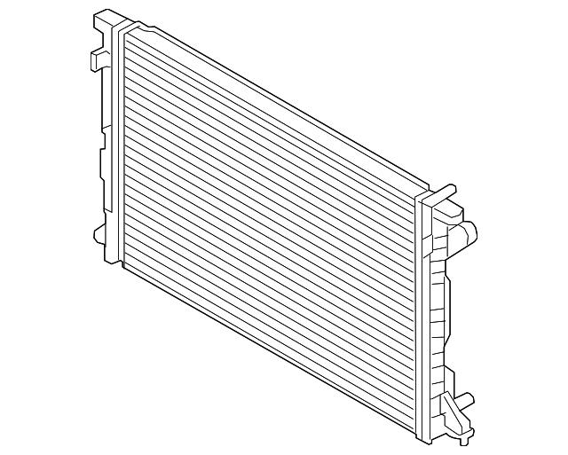 2017-2024 Audi Q7 Auxiliary Radiator 4M0-121-212-D | Audi USA Parts