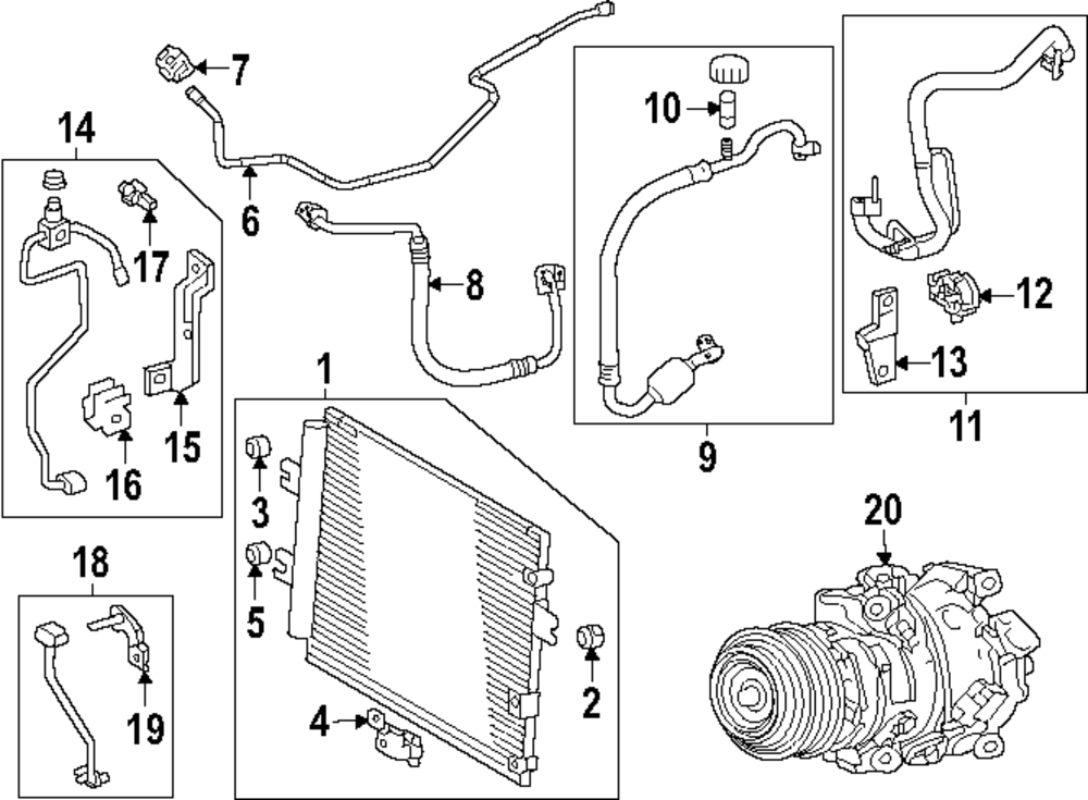 2024-2025 Toyota Tacoma 2024 Toyota Tacoma - A/C Pipe 88710-AK020 ...