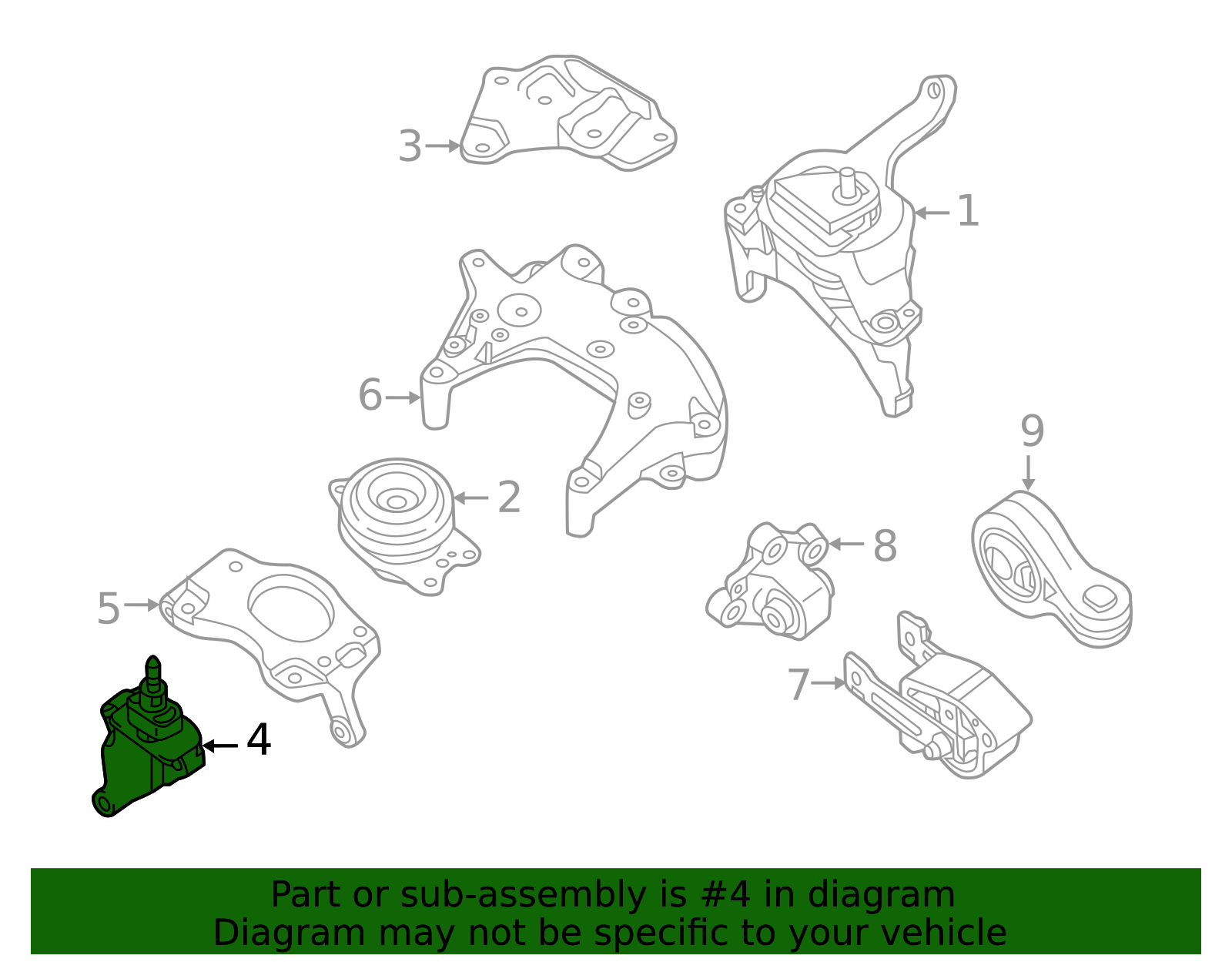 11253-3TA0A - 2013-2018 Nissan Altima - Side Mount Bracket | Anicra ...