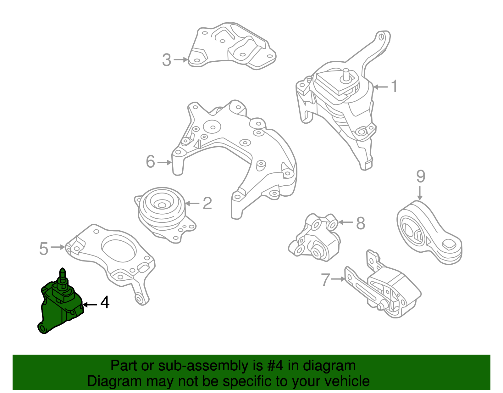 2013-2018 Nissan Altima Side Mount Bracket 11253-3TA0A | Temecula ...