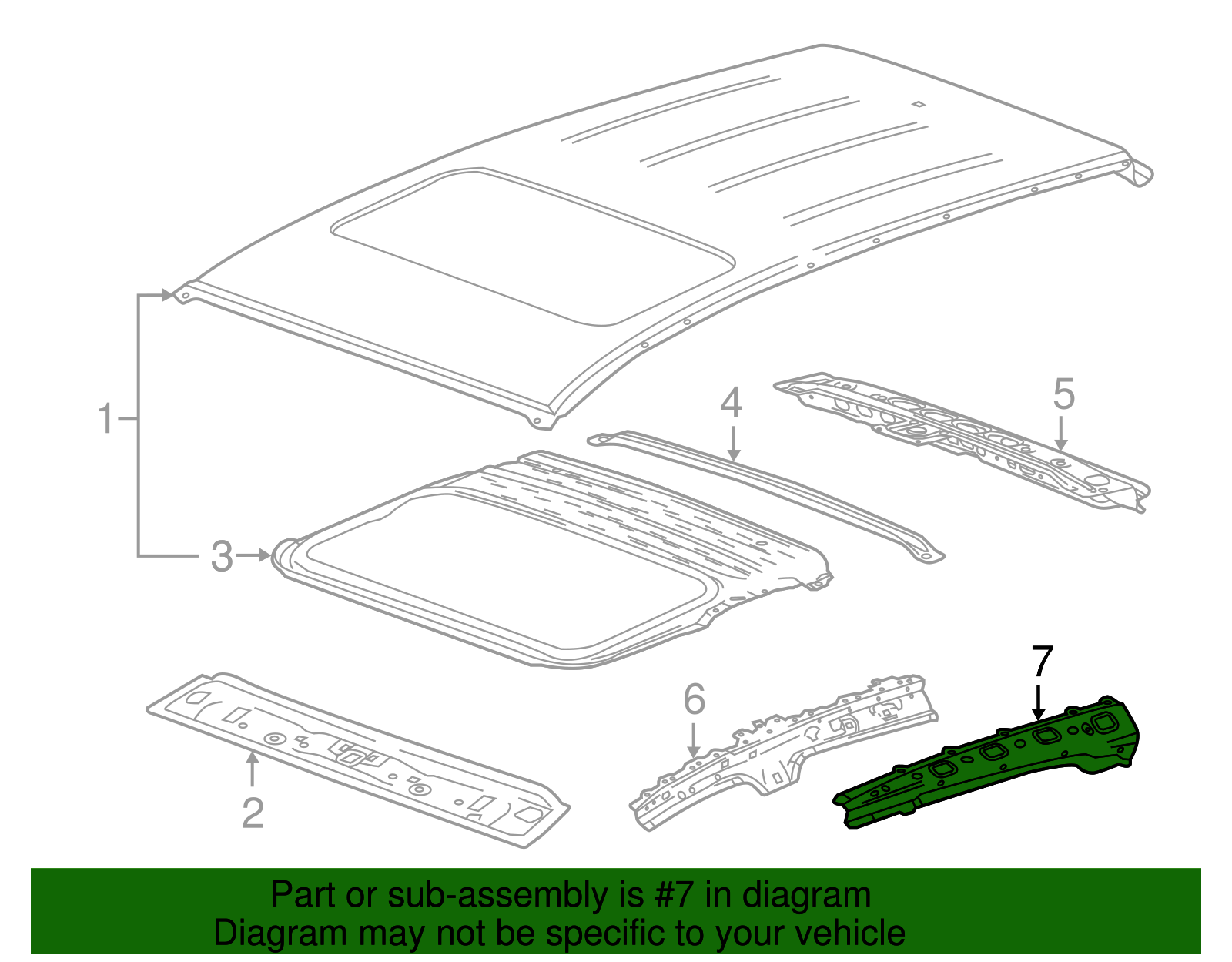 2013-2022 Buick Encore F Rail 42435999 | Courtesy Parts