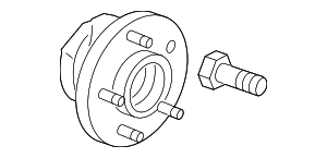2013-2019 Cadillac ATS Front Wheel Hub and Bearing Assembly with Wheel ...