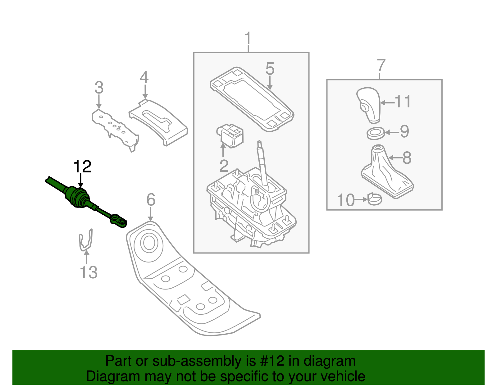 8K0-713-265-B - Cable 2008-2017 Audi | Audi OEM Parts