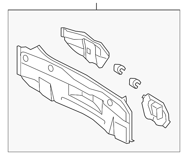 Genuine Toyota Rear Body Panel part# 58307-12B10 for 2008-2015 Scion xB ...