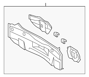 Genuine Toyota Rear Body Panel part# 58307-12B10 for 2008-2015 Scion xB ...