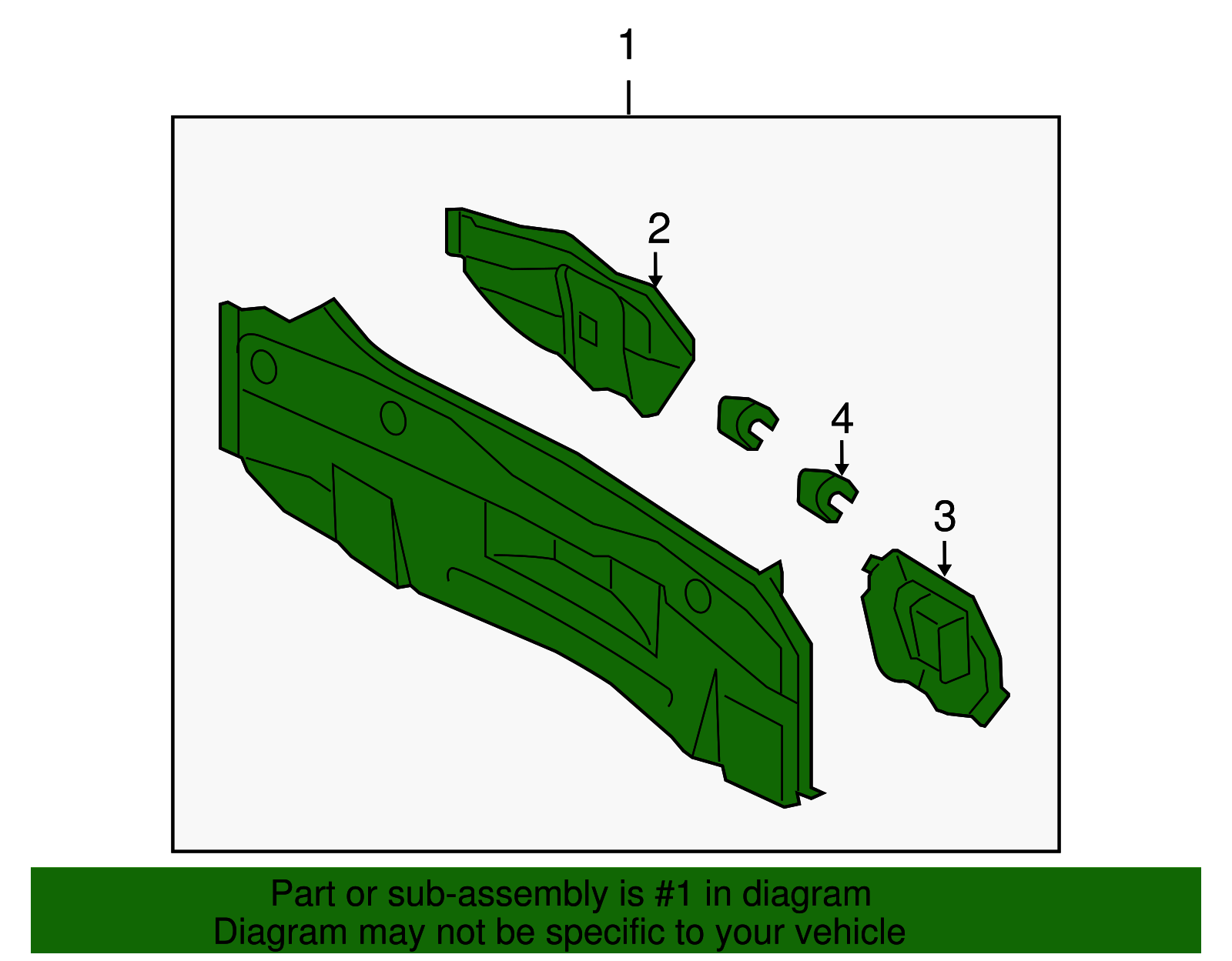 Genuine Toyota Rear Body Panel part# 58307-12B10 for 2008-2015 Scion xB ...
