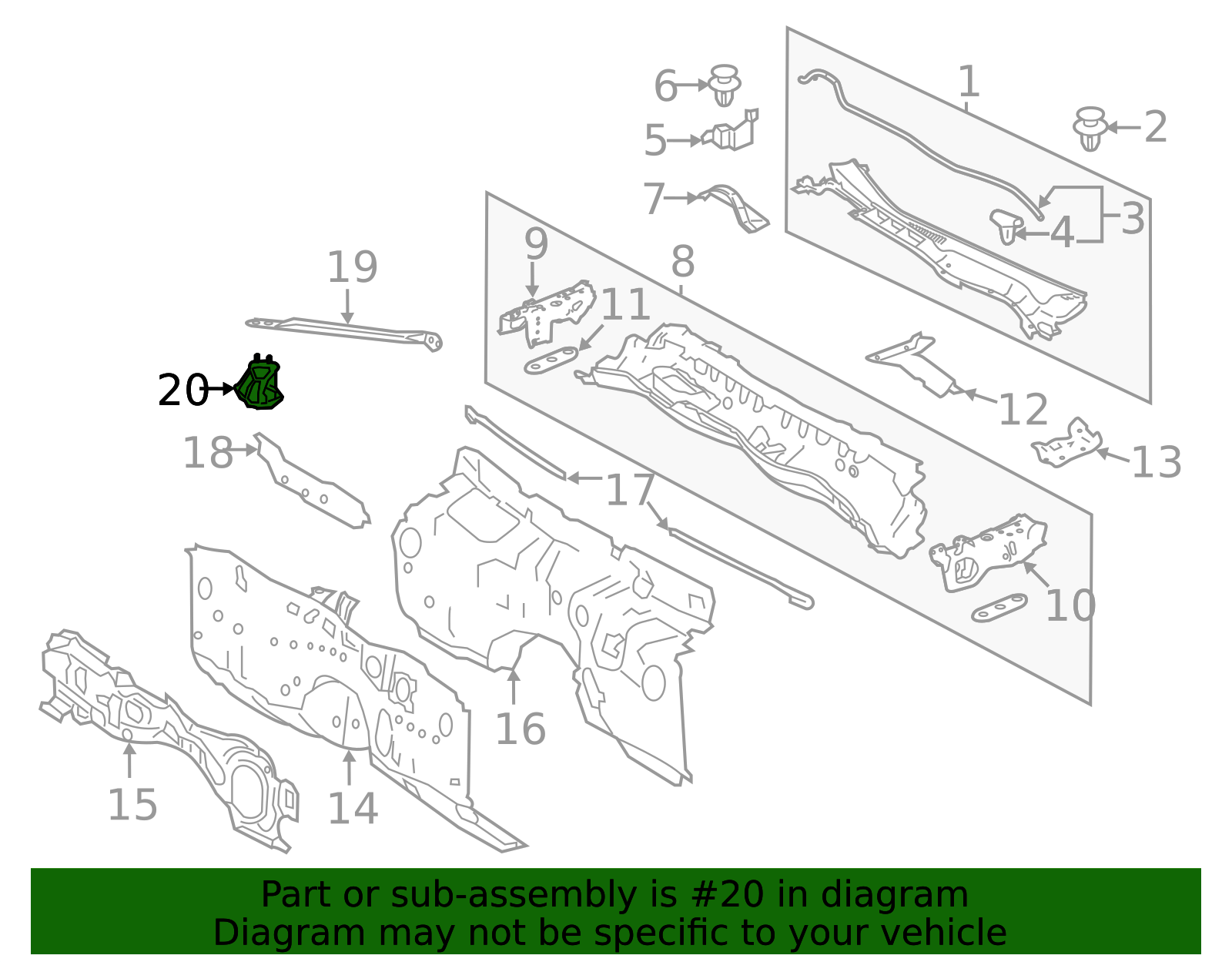53607-24010 - High-Quality Cowl Bracket for 2015-2016 Lexus RC F ...