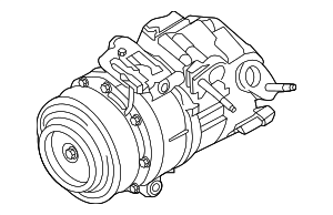 2015-2020 Ford A/C Compressor F2GZ-19703-R | Ford OEM Parts Outlet