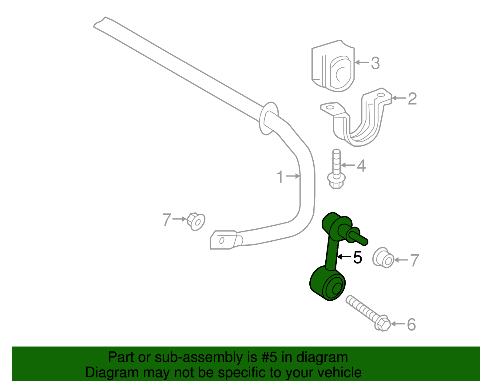 2016-2025 Toyota Stabilizer Link 48830-06090 | Toyota San Diego Parts