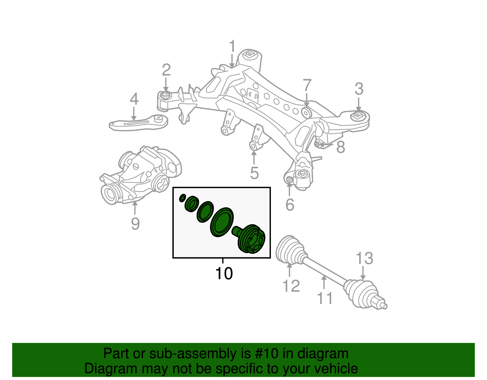 33131428124 - 1999-2016 BMW Output Shaft (33-13-1-428-124) | BMW of ...