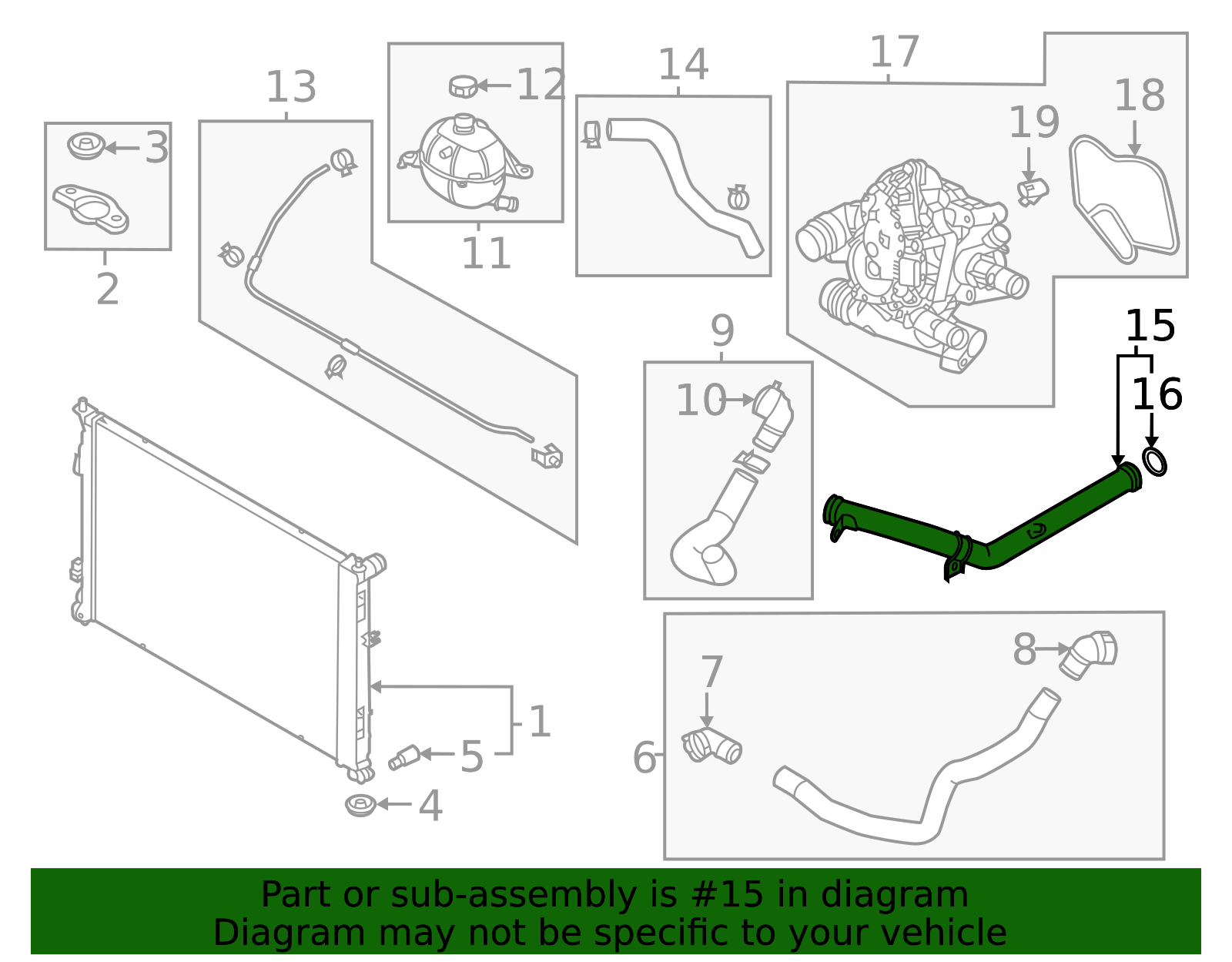 25460-2S000 - High-Quality Engine Coolant Pipe for 2020-2022 Hyundai ...