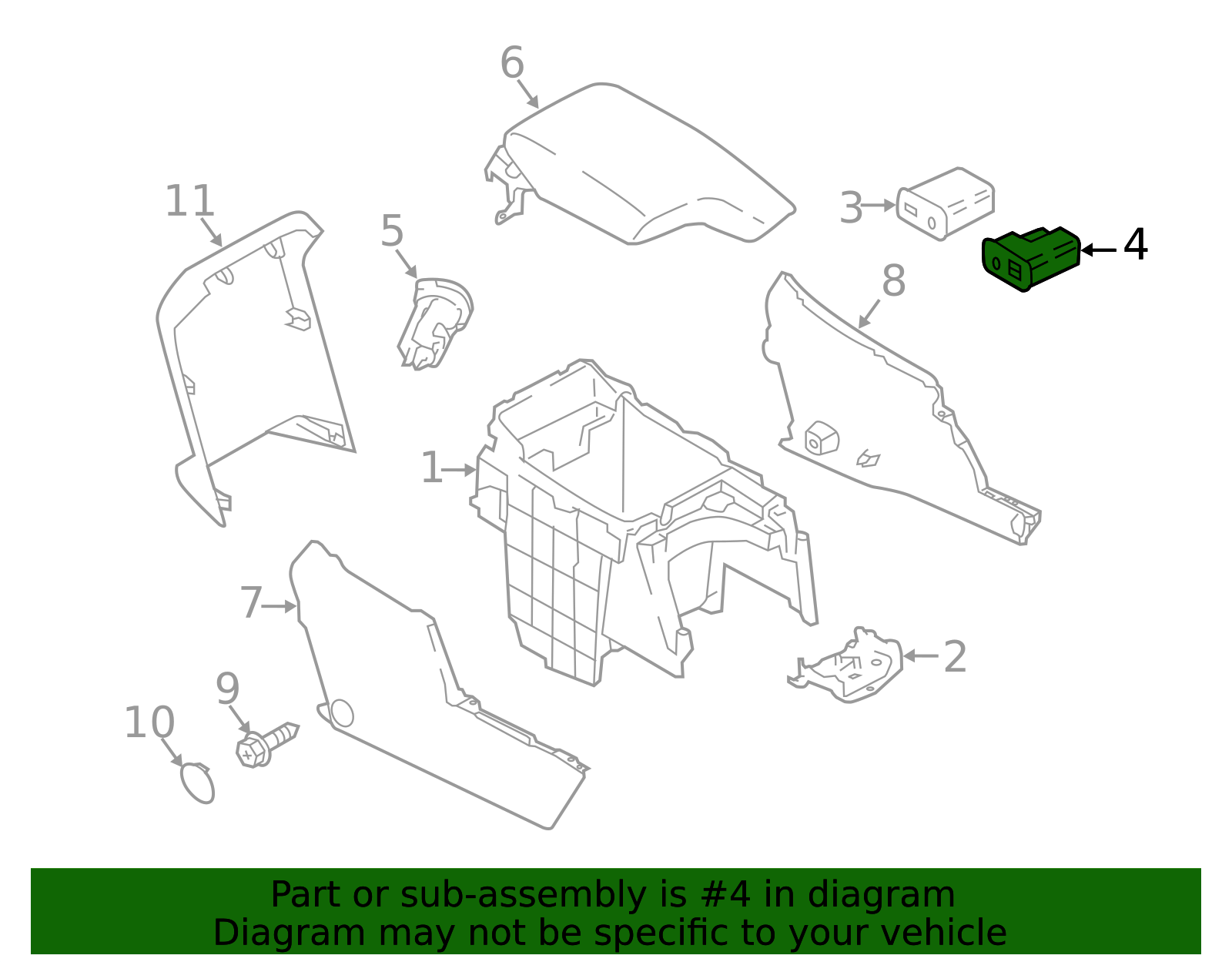 2019-2023 Subaru Auxiliary Jack 86257VA131 | Subaru Parts Store