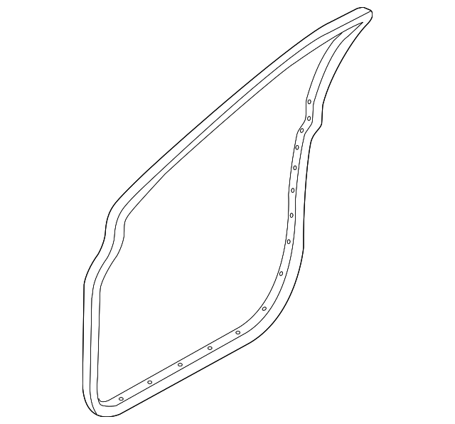 Hyundai - 82130-2W000 - Door Weather-Strip - 2013-2019 Hyundai | OEM ...