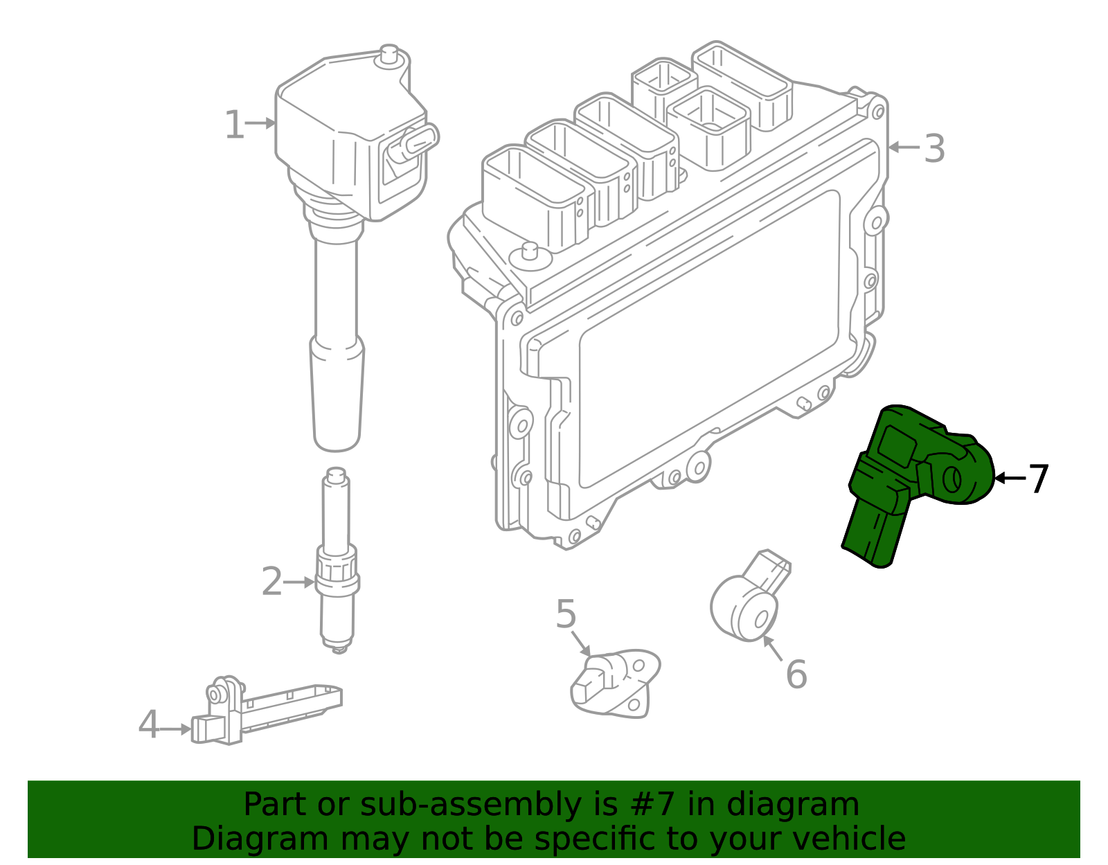 13628637899 - 2016-2024 BMW M.A.P Sensor (13-62-8-637-899) | BMW of ...