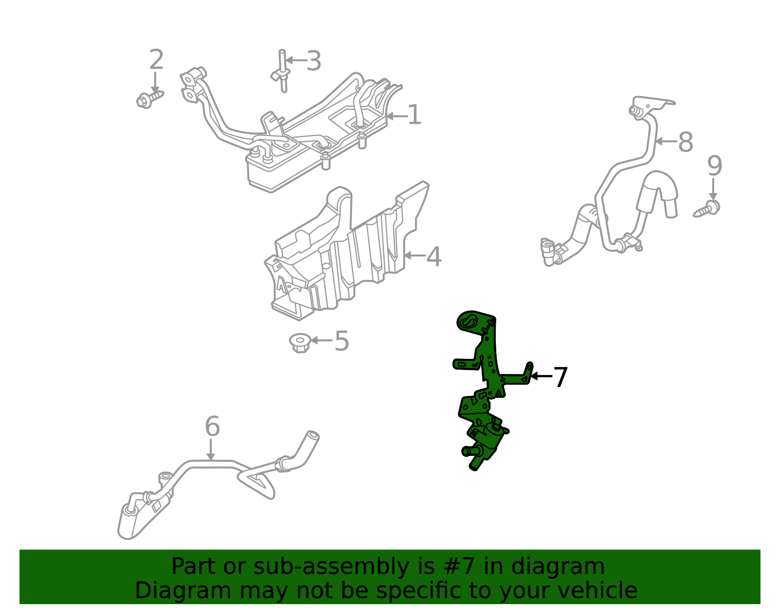 2020-2022 Ford F-250 Super Duty Valve LC3Z-18495-D | Awesome Parts Ford