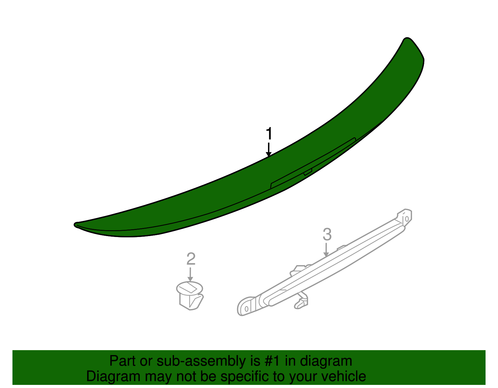 2009-2015 Infiniti Spoiler Assembly 96032JU60H | Infiniti of Nashua