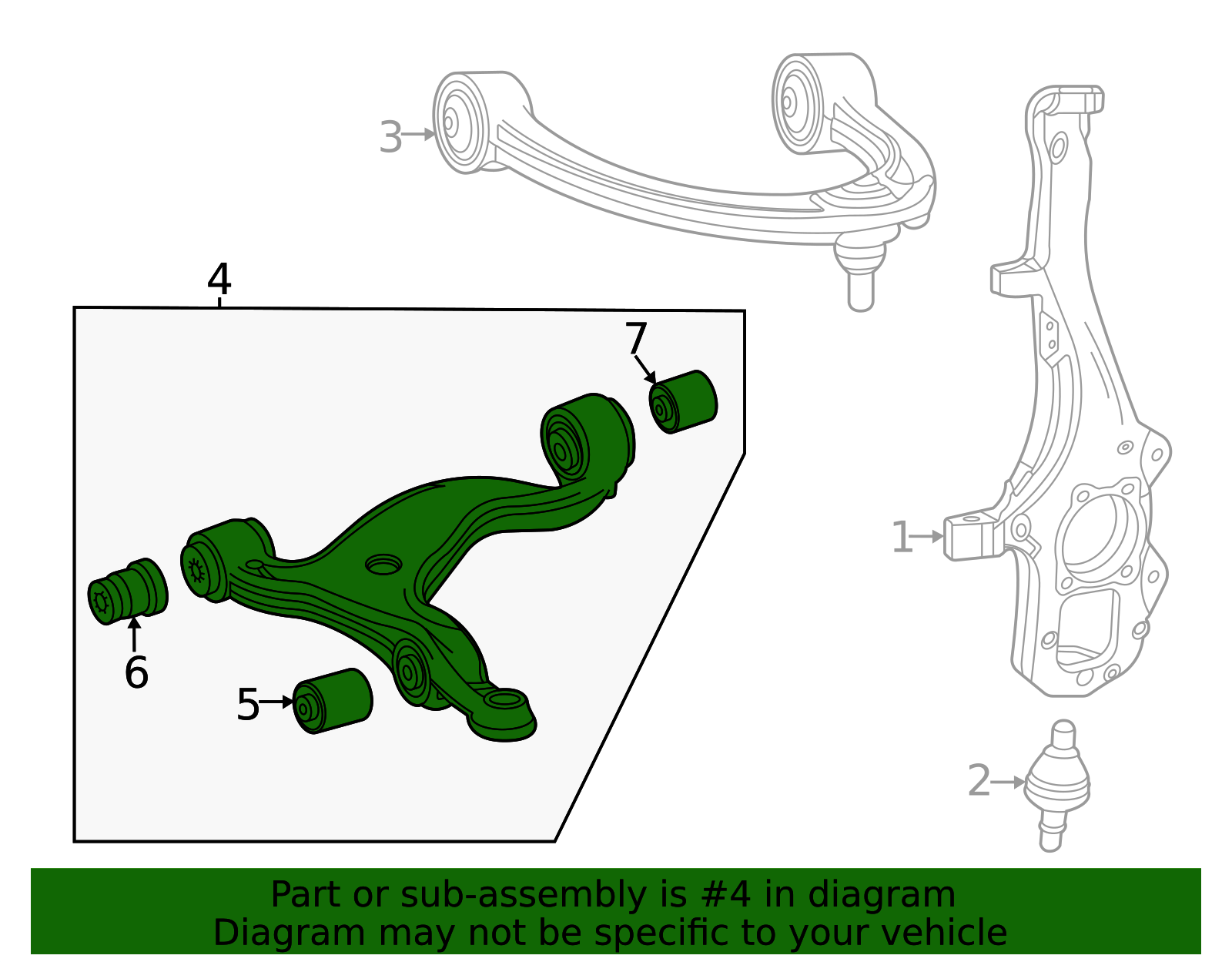 167-350-10-01 - Suspension Control Arm 2020-2025 Mercedes-Benz ...