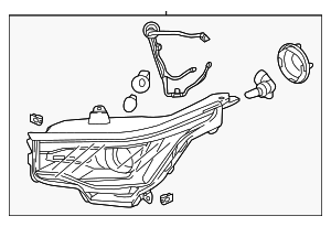 2017-2019 GMC Acadia Headlamp Assembly 84736976 | Capital Chevy Parts