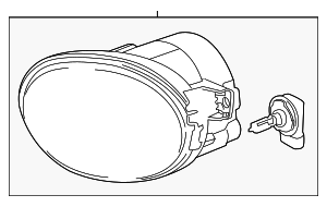 30796680 - Fog Lamp Assembly - 2010-2013 Volvo | Volvo OEM Parts Direct