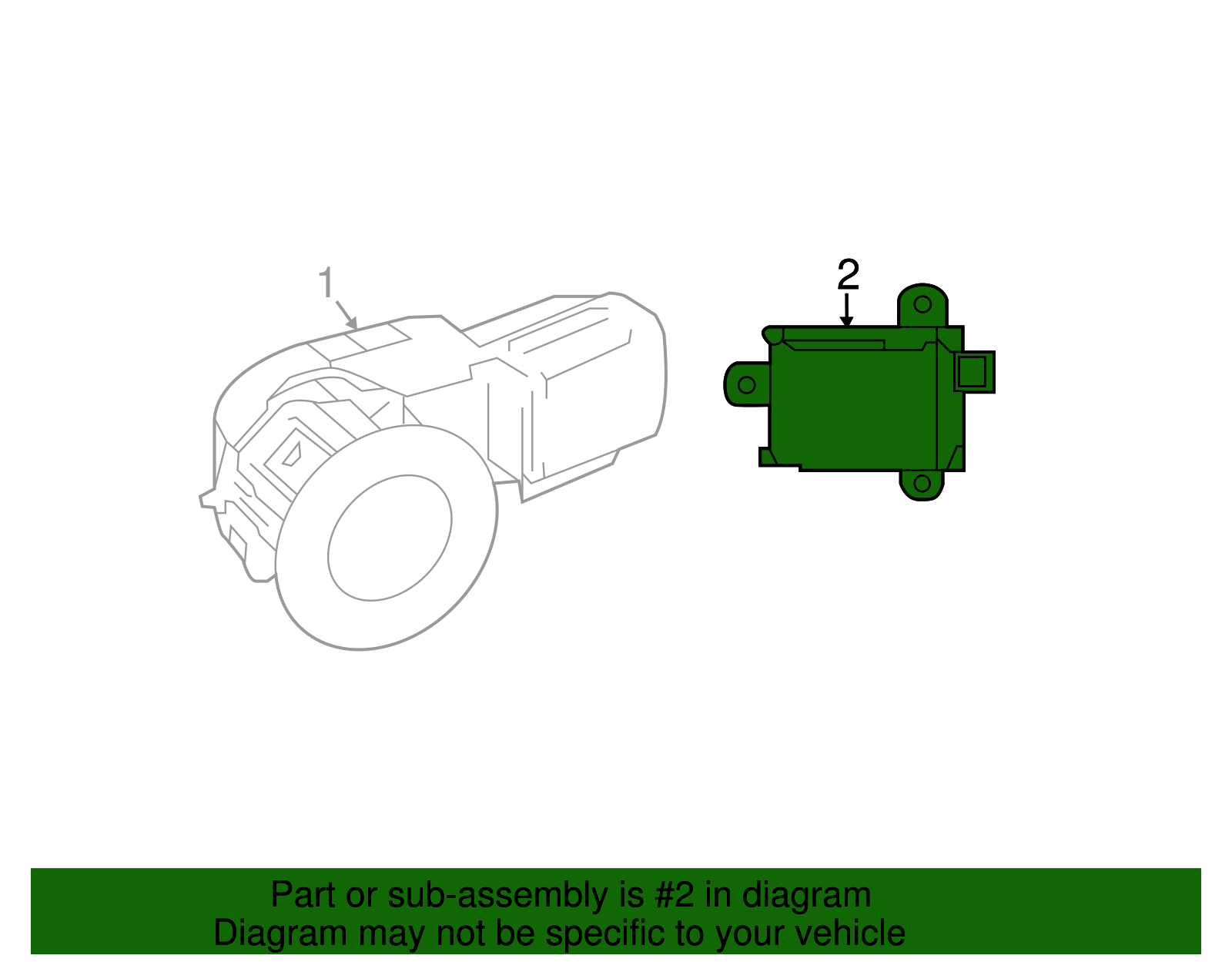 88162-04015 - 2016-2023 Toyota Tacoma - Blind Spot Radar | Nucar Toyota ...