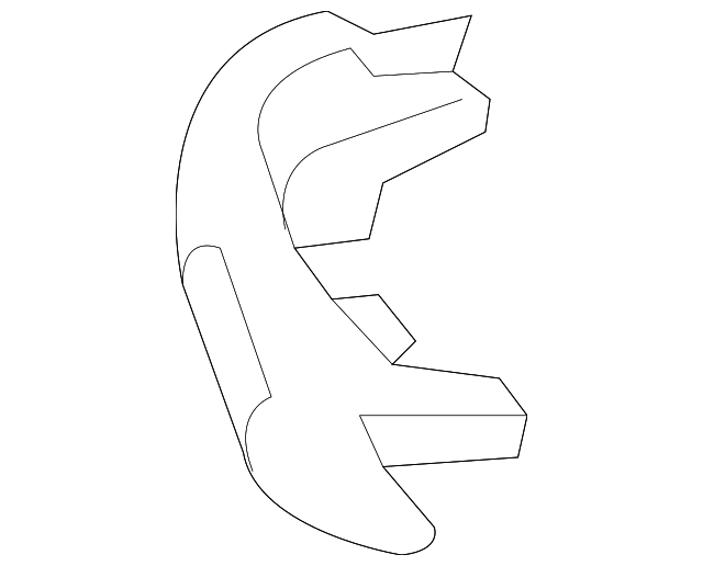 53123-06040 - Grille Molding (Right, Lower) 2018-2020 Toyota Camry ...