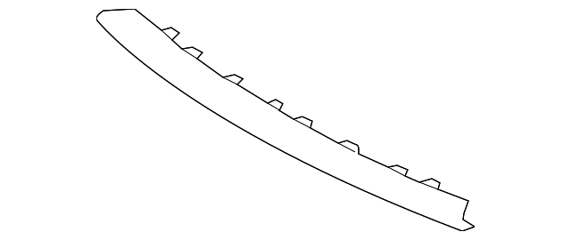 Genuine Toyota Grille Molding (Lower) part# 53122-06040 for 2018-2020 ...