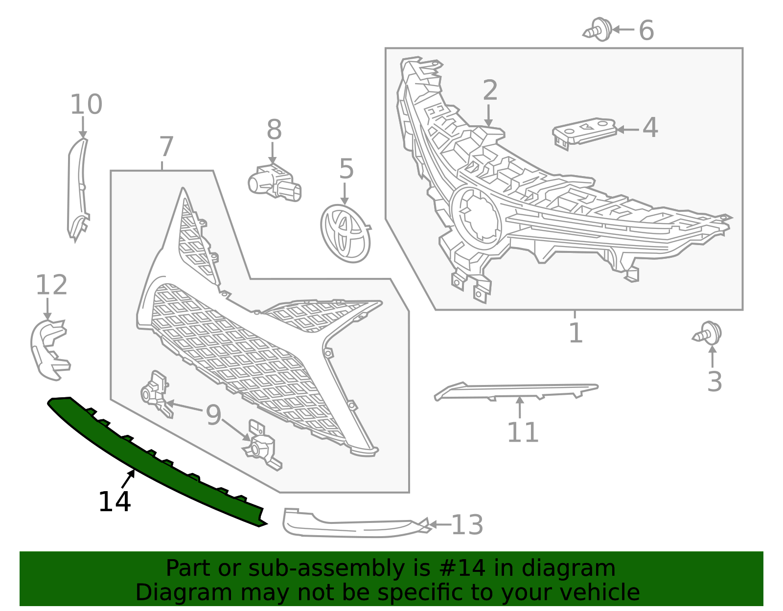 2021-2024 Toyota Camry Lower Molding 53122-06130 | Toyota Parts Center